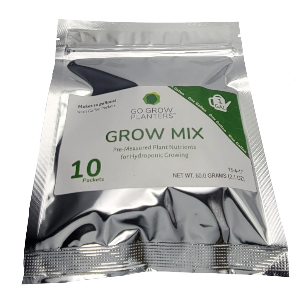 Go Grow Hydroponic Nutrients for All Veggies and Plants 1 Gallon - 10 ...