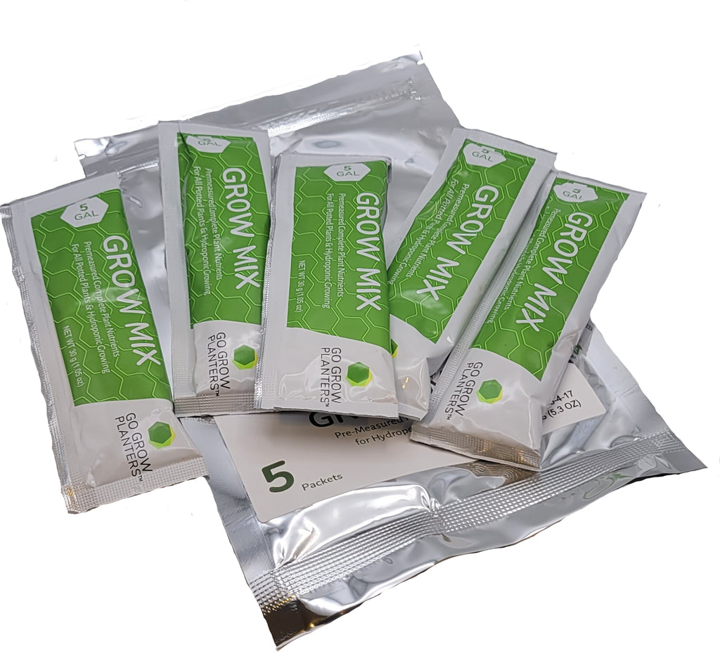 Go Grow Hydroponic Nutrients for All Veggies and Plants 5 Gallon - 5 P ...